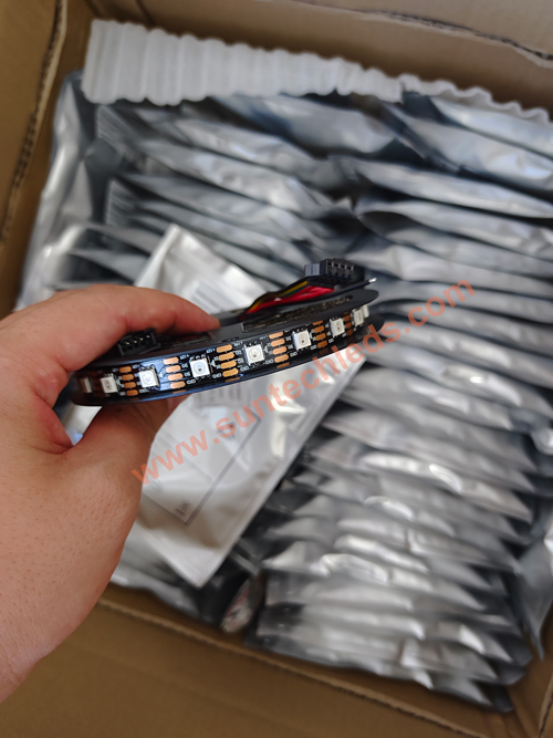 DC12v WS2815 RGB Strip with Black Sent to Australia - Shenzhen Suntech ...