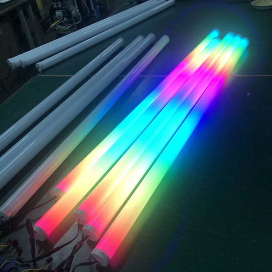 1.5M 3D Round Pixel RGB Rainbow Tube LED Bar For Decoration