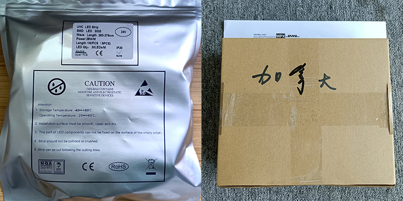 High Power UVC LED Disinfection Strip Light Sent to Canada - Shenzhen ...