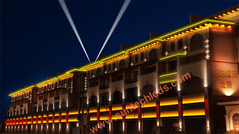 Intelligent DMX RGBW House Facade Lighting Control Systems - Buy led ...